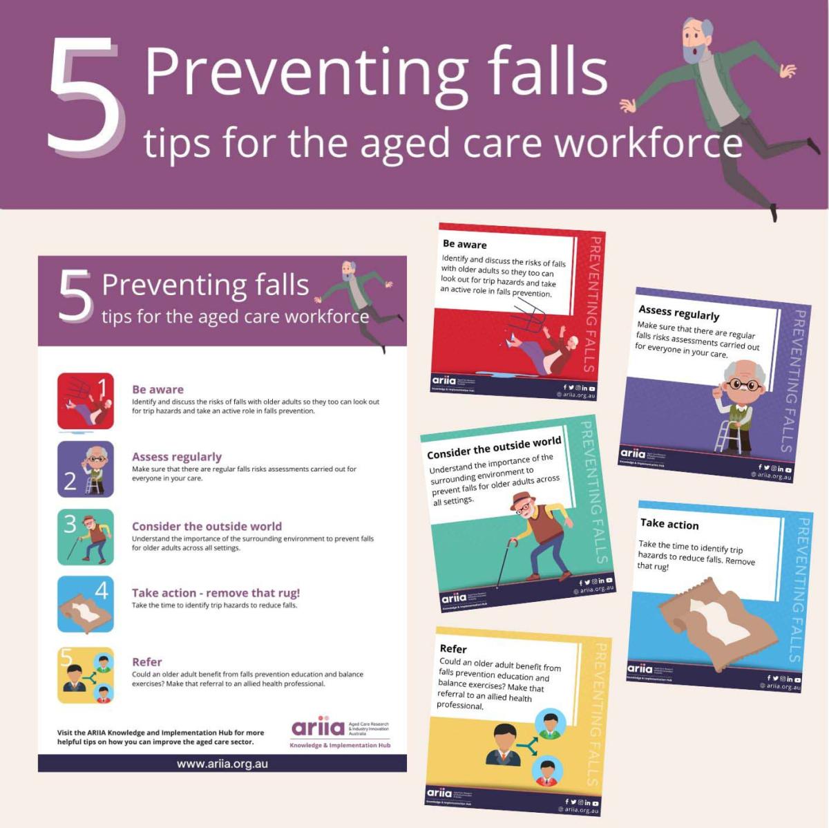 Preventing falls: Guidance for the aged care workforce | ARIIA